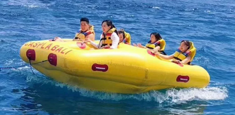 7 Person Inflatable Aqua Floating Towable Toys Tube Skie Boat/ Donut ...