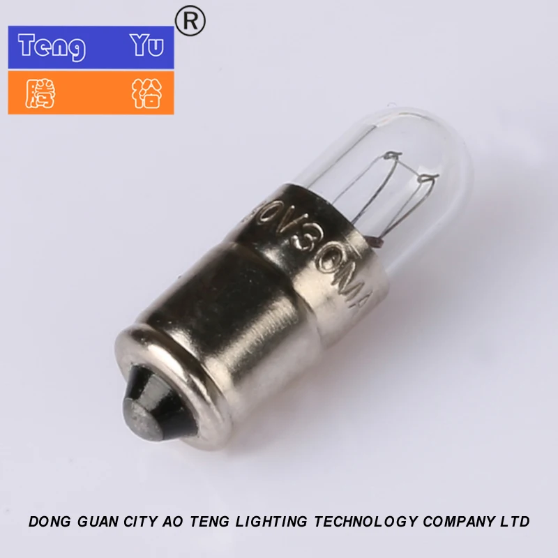 T1 3/4 Led Mini Flange Base Mf6/sx6s/sm6s T6x16.5mm Miniature Indicator ...