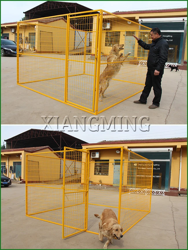 Different Size Indoor Outdoor dog box Raised dog Runs Galvanized Metal ...