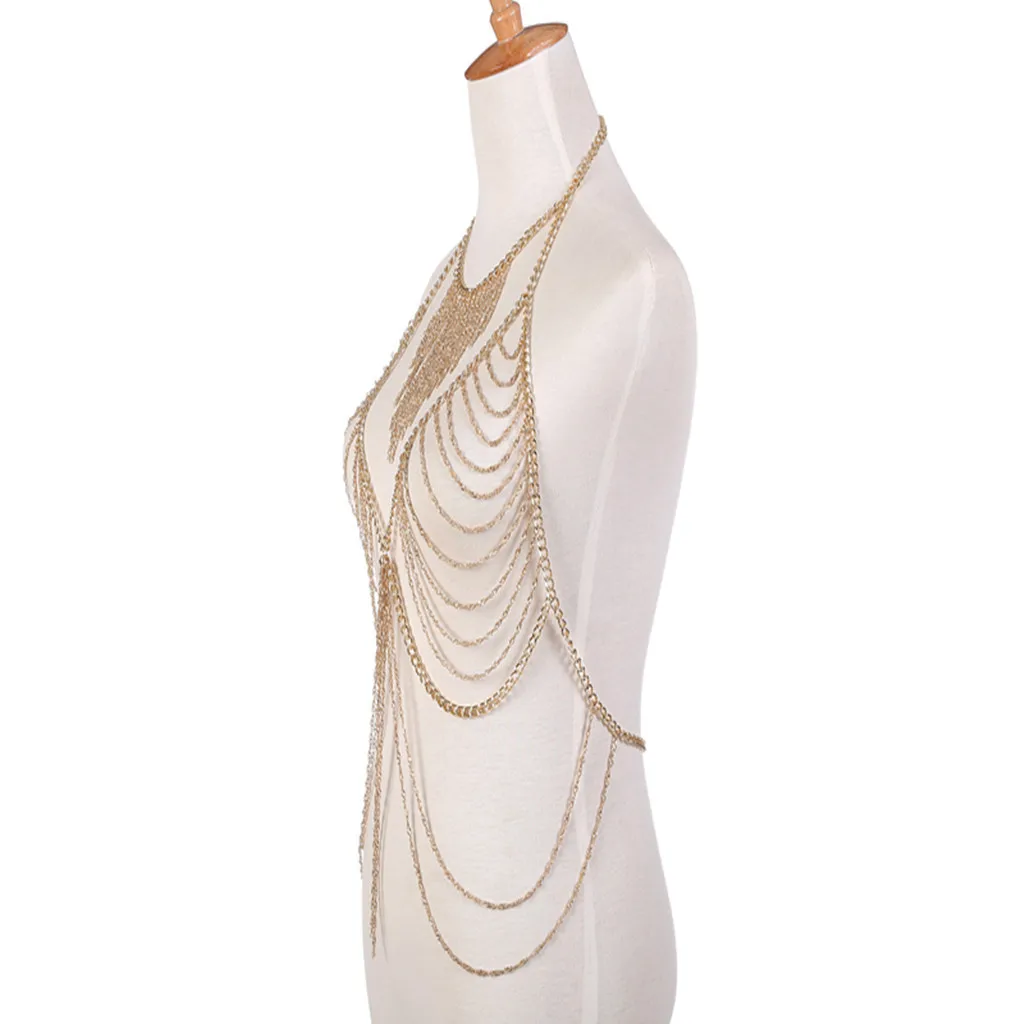 Sh3632 Long Tassel Bra Chain Original Design Sexy Chain For Women Body ...