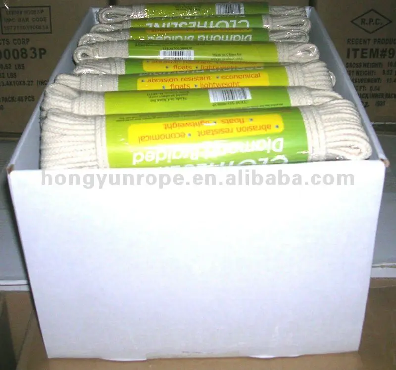 Natural Color Braided Twisted Cotton Rope - Durable & Versatile