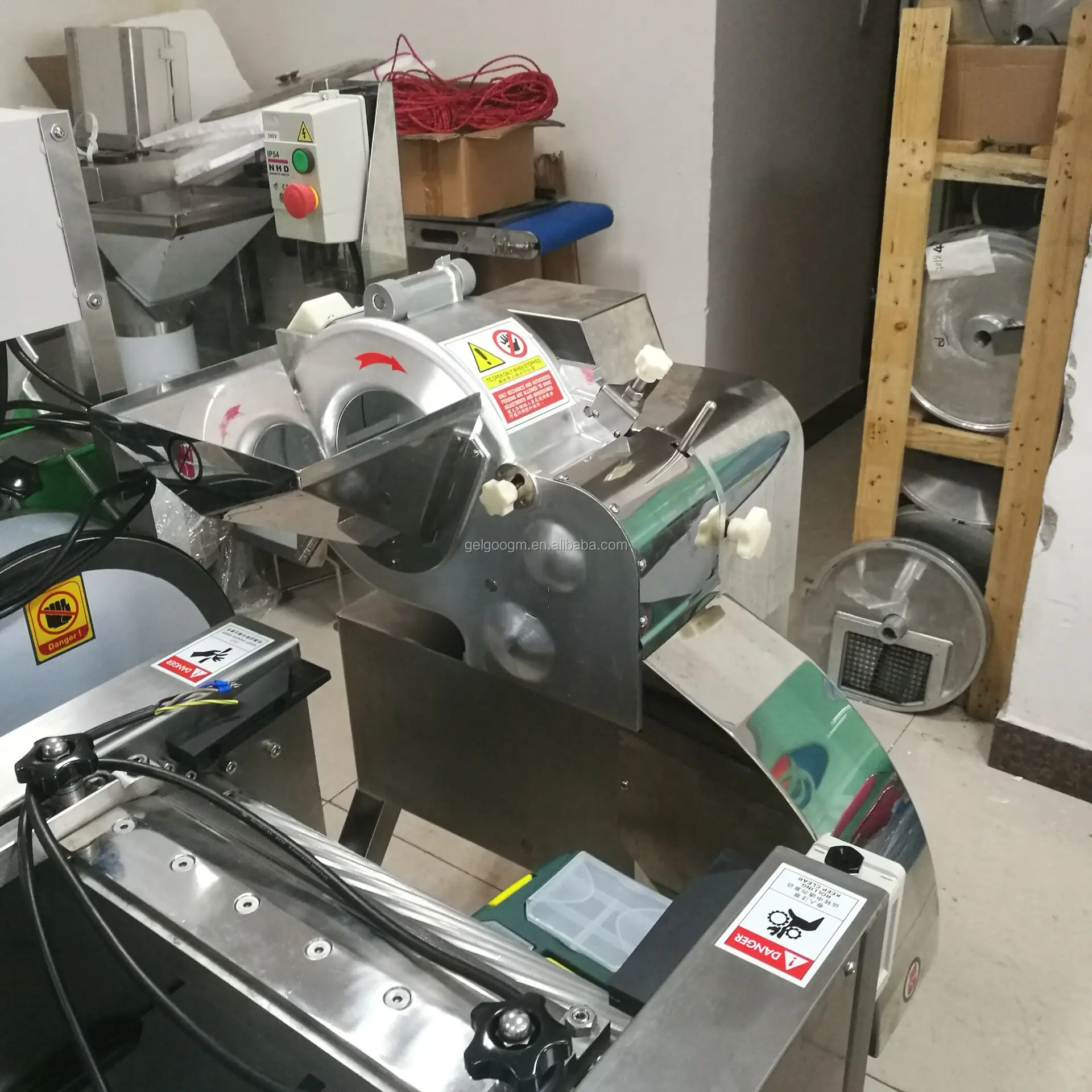 Commercial Electric Kelp Cabbage Seaweed Cutter Shredder