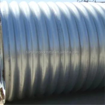 Galvanized Large Diameter Corrugated Steel Pipe - Buy Galvanized Large ...