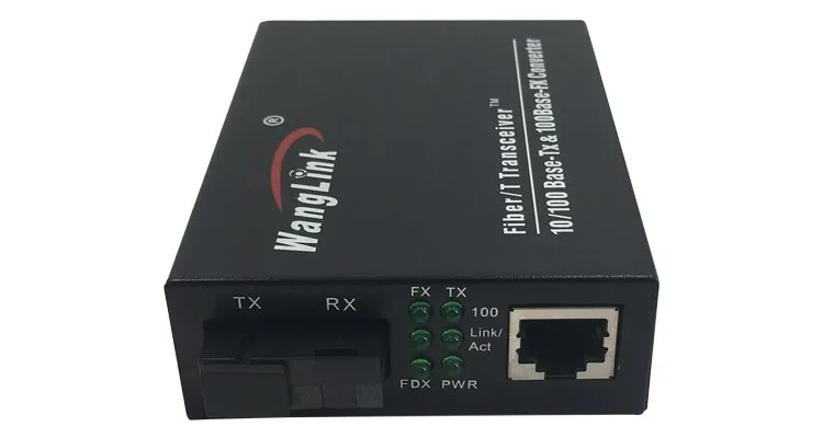 100mbps Single Mode Sc Media Converter Optical Fiber Transceiver - Buy ...