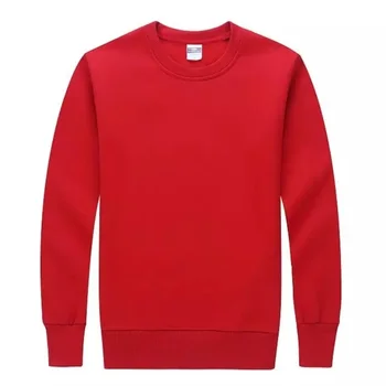 Long Sleeves Oversized Blank Red Sweatshirts For Customize - Buy Red ...