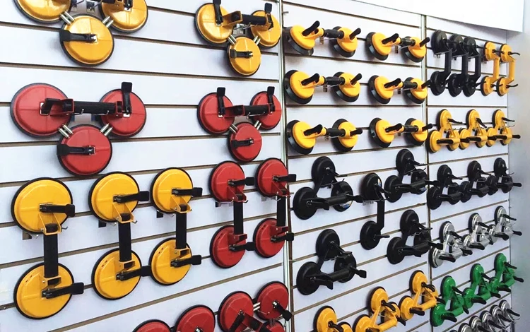 Adjustable Heavy Duty Double Handle Gripper Glass Sucker