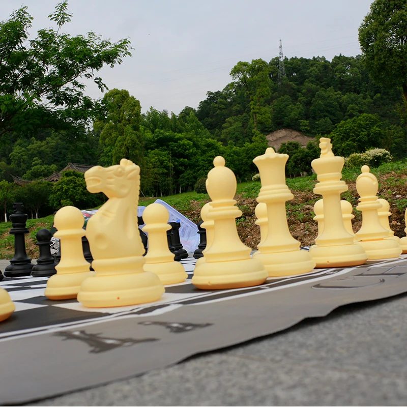 Outdoor Giant Chess Set,Outdoor Chess Set,Plastic Chess Set With 10 ...