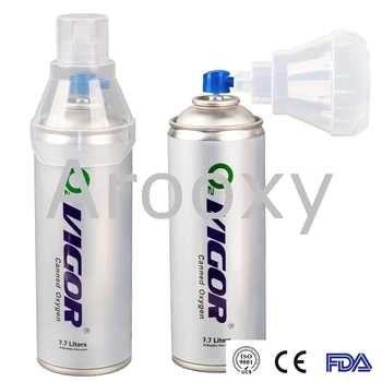 65*250mm Canned Oxygen / Aerosol Can With Mask - Buy Plastic Mask ...
