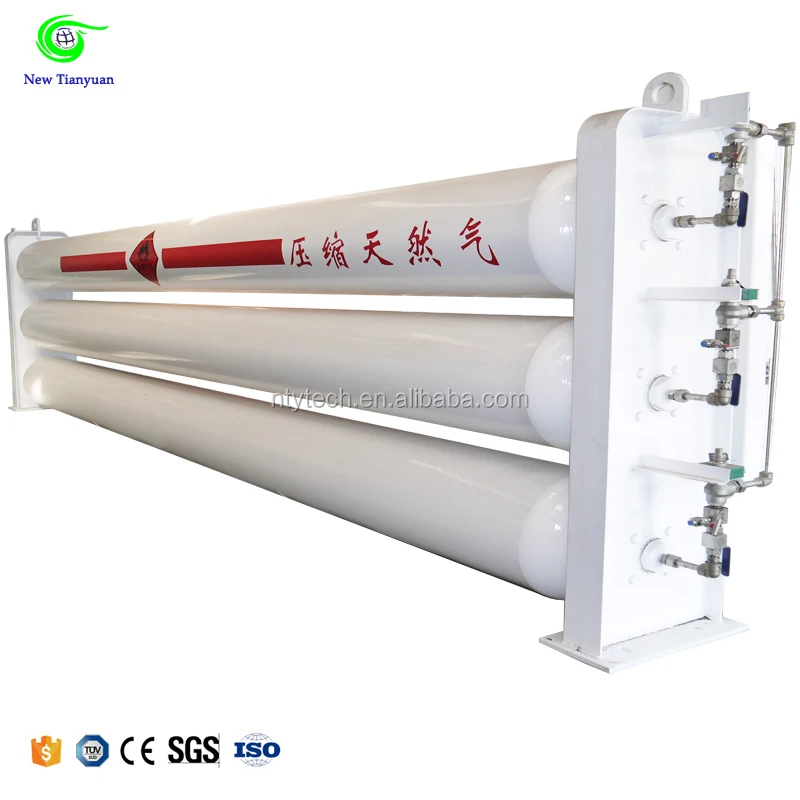 4-tube Jumbo Cylinder Cascade For Storing Cng Gas Of Water Capacity 5.6 ...