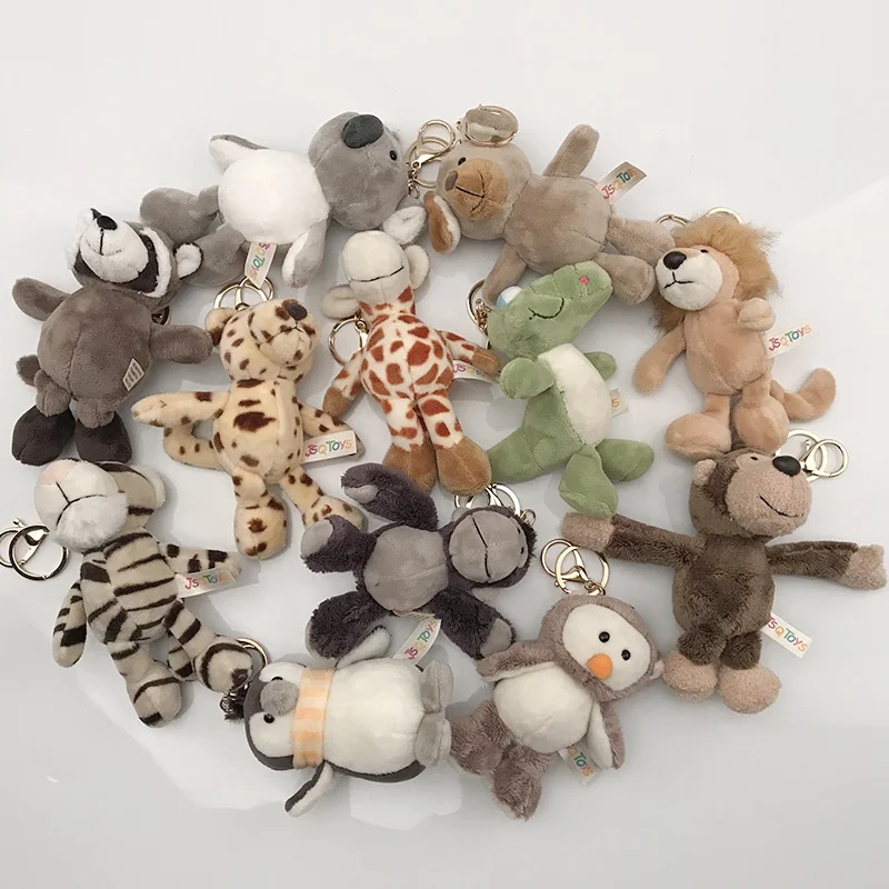 Custom Plush Animal Zoo Toy Keychains 2019 Nice Quality Plush Toys ...