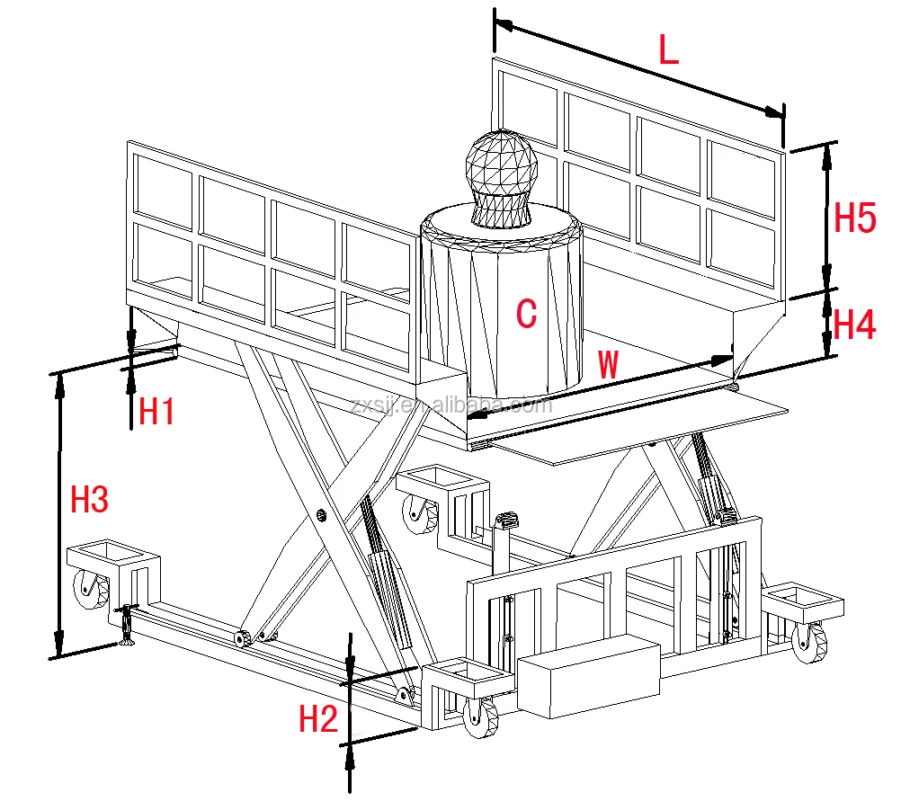 2 Ton Lift Table Economic Hydraulic Goods Lift For Sale - Buy Hydraulic ...
