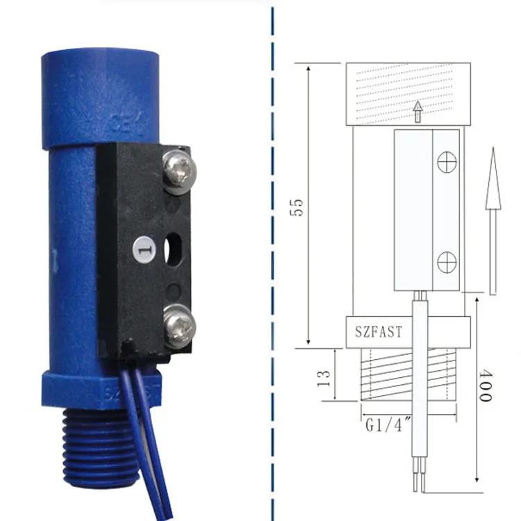 Automatic Plastic Flow Switch - Reliable Water Pump Control