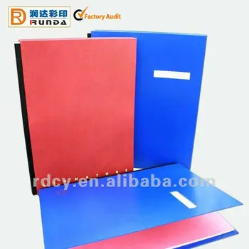 Pvc Hardcover Signature Folder For Office - Buy Pvc Hardcover Signature ...