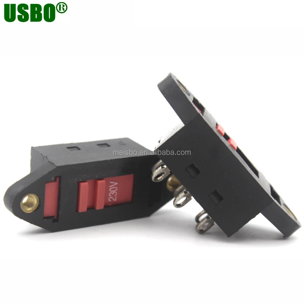 2P1T Switch - Black 5A 250V Voltage Conversion Slide Switch