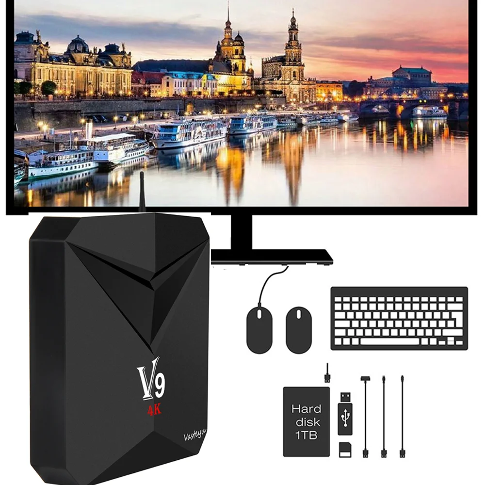 World Max Tv Box 2GB/16GB V9 PRO - Best OTT TV Box S912