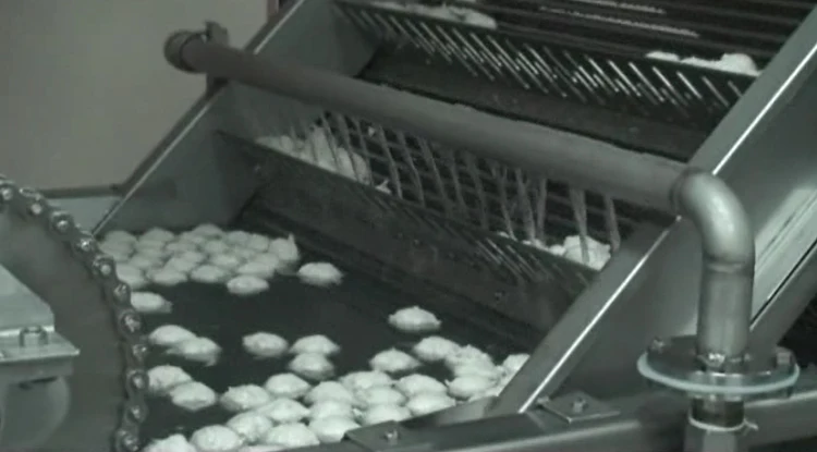 Full Automatic Meatball And Fishball Forming Machine Line Meat Cooking ...