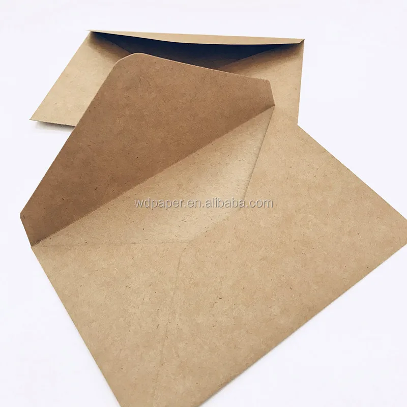 Wholesale Custom Made Natural Kraft Envelope 100% Recyclable A1 A2 A3 ...