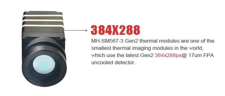 Smallest Lightest Uncooled Calibration 50Hz ir Infrared Sensor Drone ...