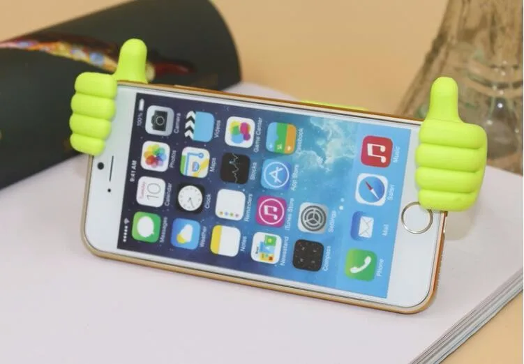 Hand Shaped Phone Holder Colorful Cell Phone Stand Flexible Smart Phone ...