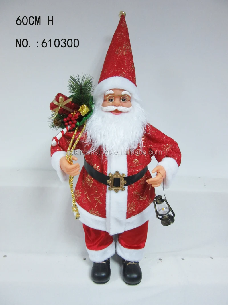 Tinggi 60cm Biru Dan Pink Natal Boneka Santa Dekorasi Gambar Natal ...