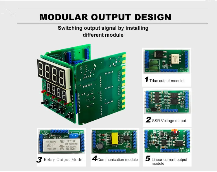 Universal Input Temperature PID RS485 Modbus 4-20ma Controller