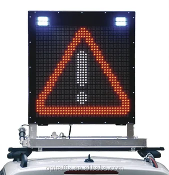 En12966 P20 P16 P10 P8 Rgb Traffic Control Full Matrix Signs Portable Car Truck Mounted Led ...