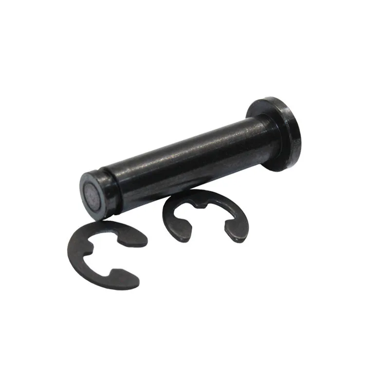 High Precision Flanged Steel Black Oxide Pivot Pins