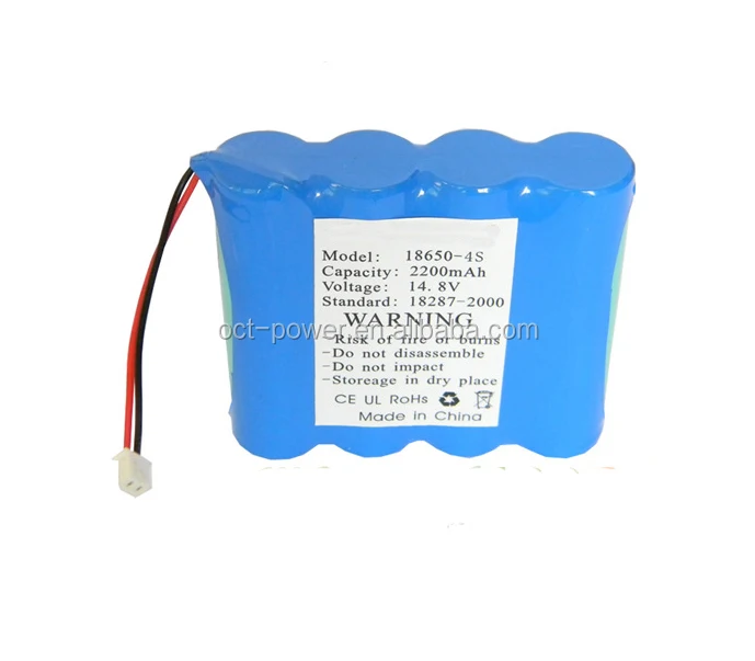 4s1p Lithium Battery 14.4v 18650 Li-ion Battery 2200mah 2900mah 3200mah ...