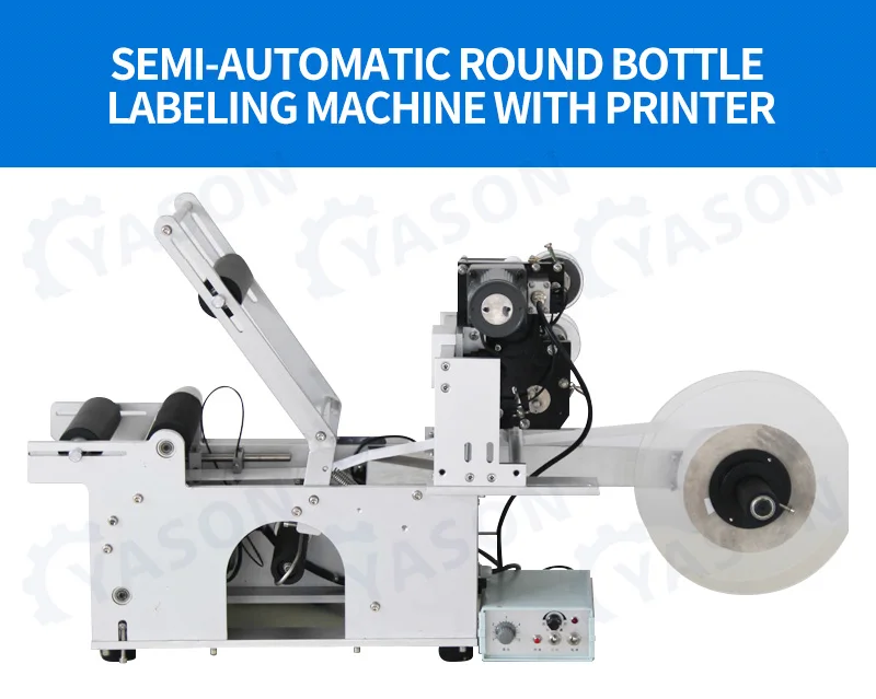 Semi Automatic Coding Label Pasting Machine Print Label Printing ...