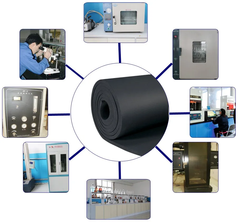 Closed Cell Rubber Sheet,Nbr/pvc Closed Cell Black Rubber Foam ...