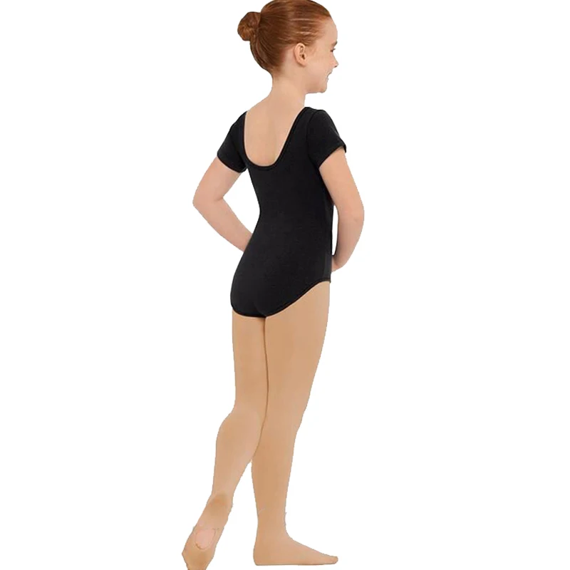 Durio Girls Ultra Soft Dance Tights Stretchy Ballet Footed Tight Solid