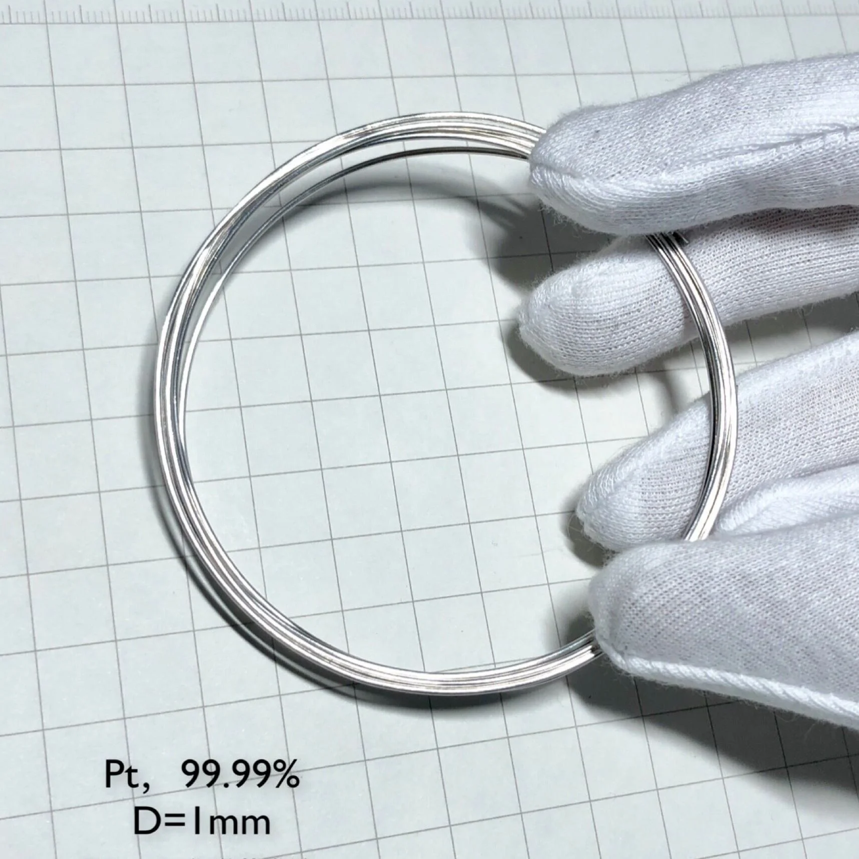 Iridium/palladium/platinum/rhodium/silver Metal Wire 10mm Long 99.99% ...