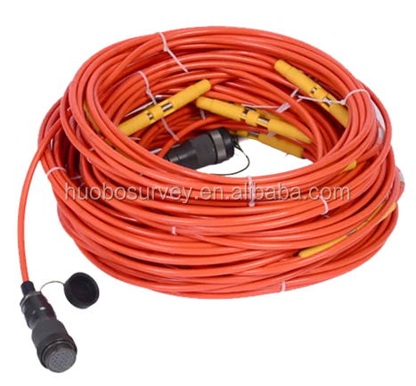 24 Channel Seismic Cable Geophysical Survey Cable Refraction Seismic ...