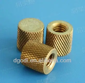 Brass Round Knurled Plastic Insert Bushing - Buy Plastic Insert Bushing ...