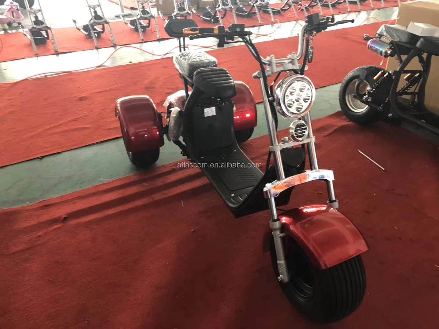 Citycoco 3 Wheel Electric Scooter - 2000W Power & 60-80km Range