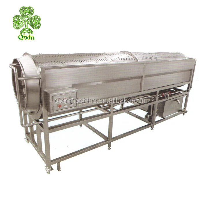 Rotary Drum Type Fruit and Vegetable Washing Machine