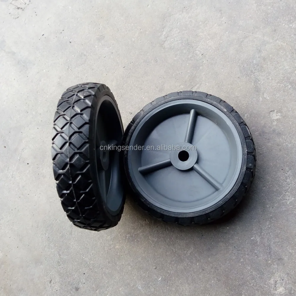 6 Inch Plastic Rim Solid Rubber Wheel for Carts - Low Price