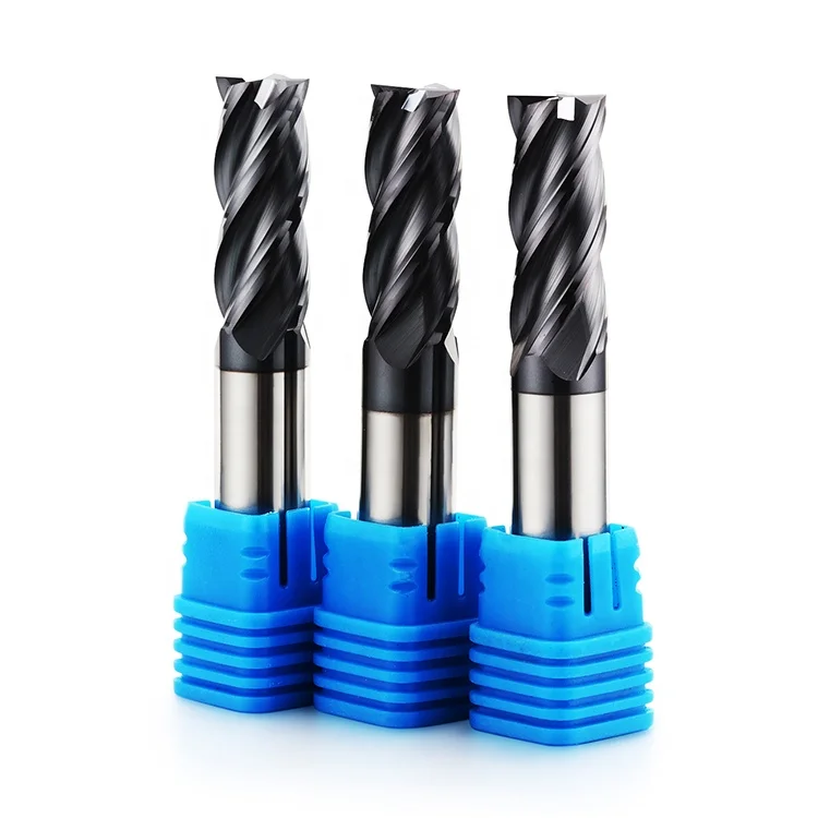 Stainless Steel4 Flute Tisin Coating Endmill Cutter Special Variable ...