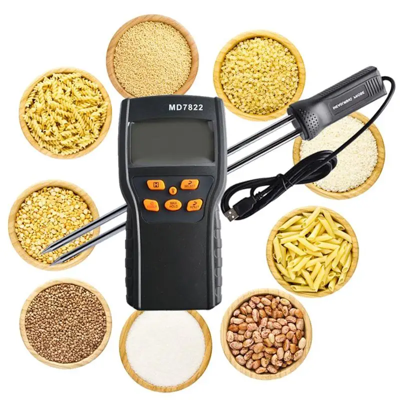 Medidor de Humedad de Granos Digital con Pantalla LCD, Medidor de ...