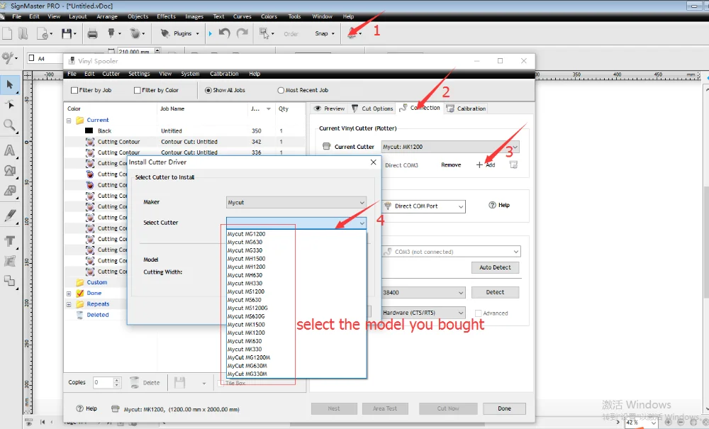 A3 Mini Vinyl Cutter Sticker Label Home Use Cutting Plotter With Large ...