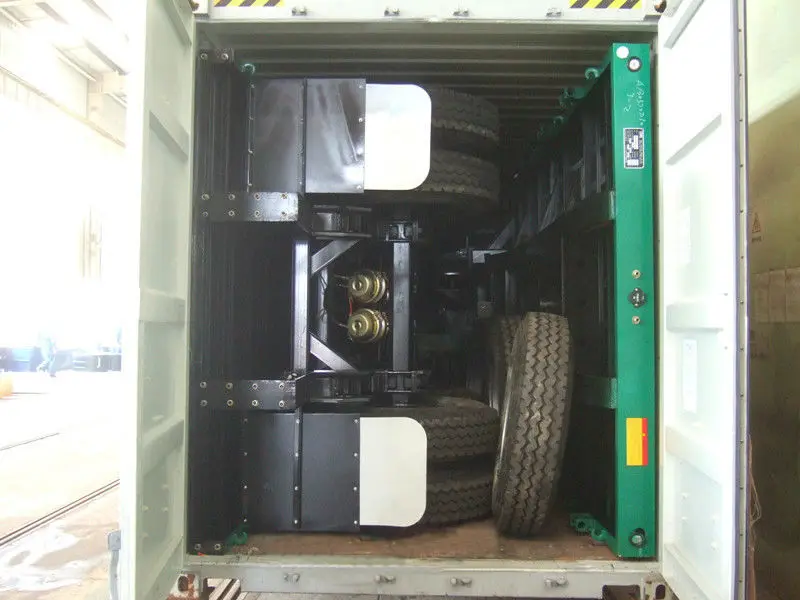 40 Ton Cheap Semi Trailers With L1 Axle,Triangle Tire,Fuwa Landing Gear ...