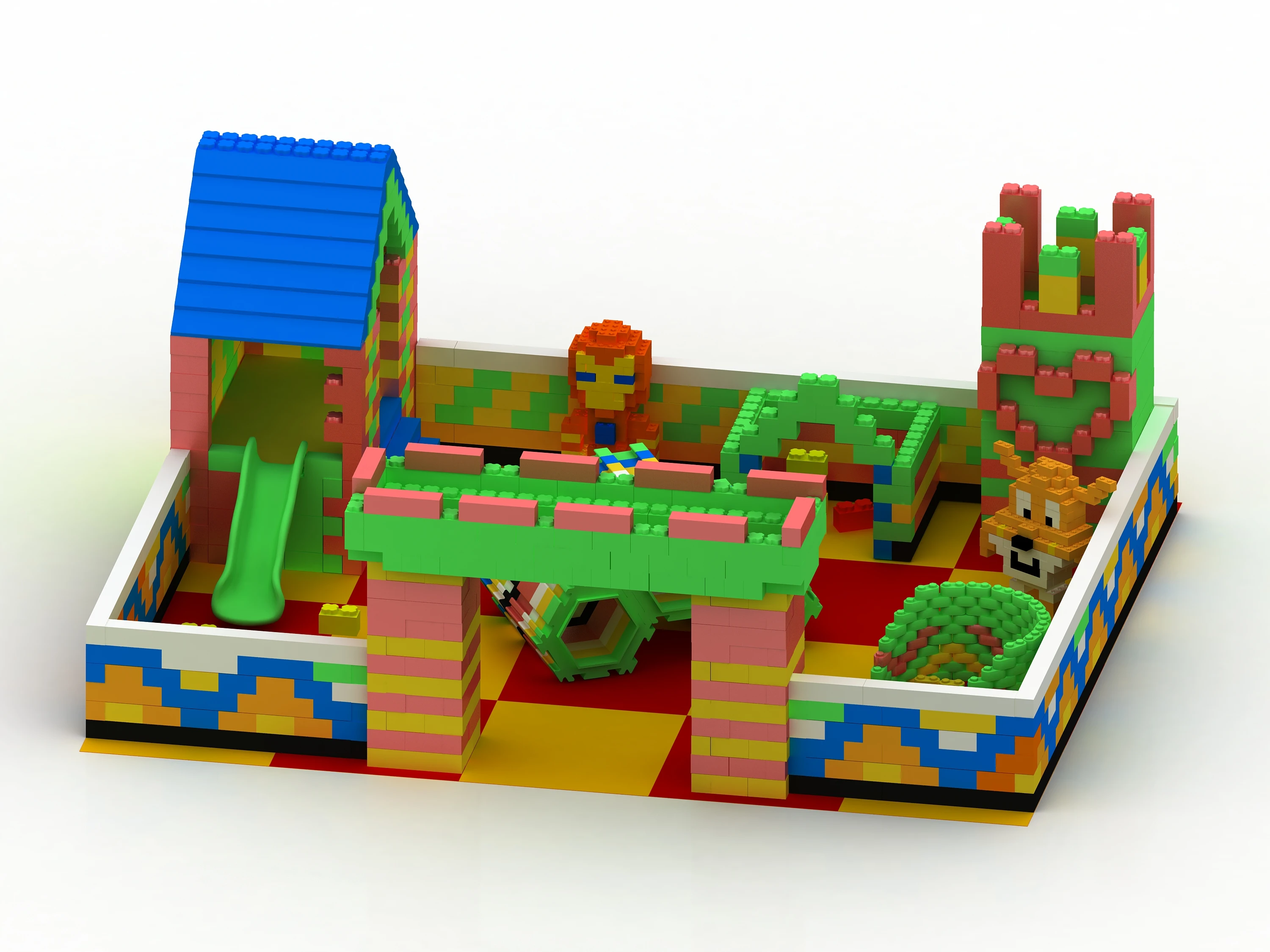 Commercial Large Playground Equipment Colorful Epp Foam Pool Building ...