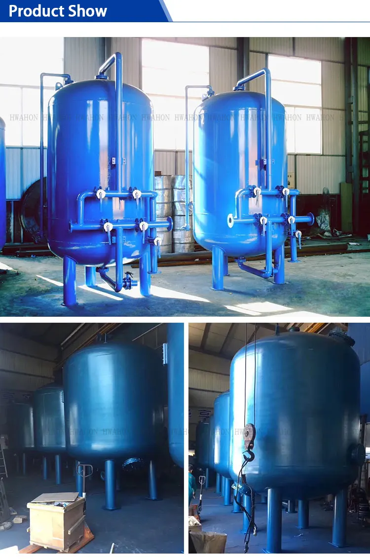 Active Carbon Steel Mechanical Sand Filter Filtration Tank Water ...