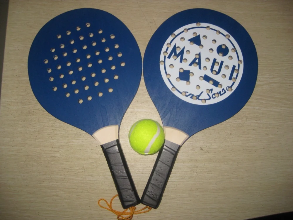 Children Mini Beach Ball Racket Beach Paddle Ball Set Into Drawstring ...