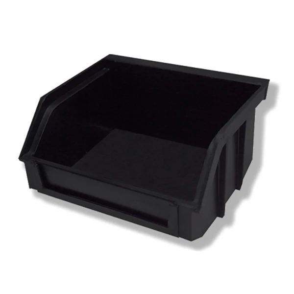Cleanroom Packing Bin Black ESD Plastic Storage Box /B004 Components ...