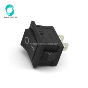 Kcd1-101 2 Pin On Off Black Cover Boatlike Rocker Switch - Buy Kcd1-101 ...