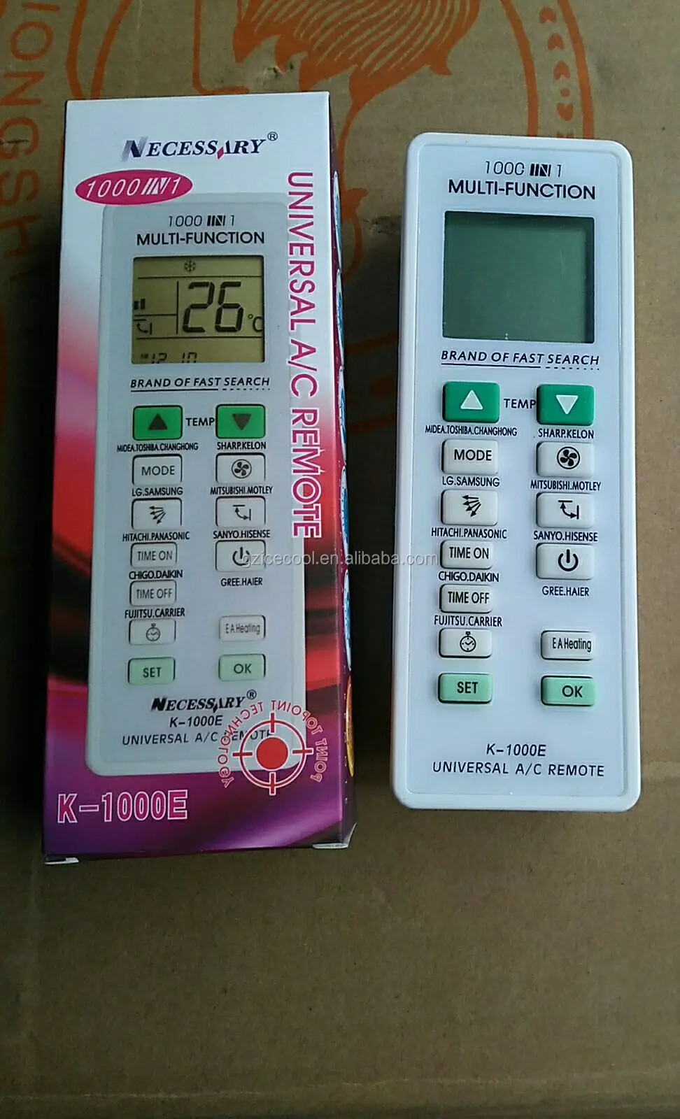 Universal Remote 1000 in 1 - AC Remote Control K-1000E