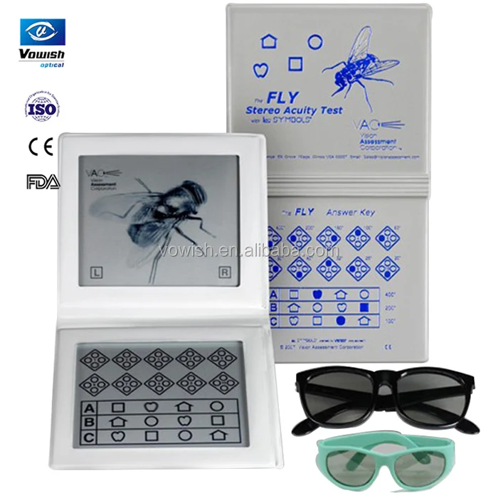 optical equipments Test Lea Symbols Fly Stereopsis Test| Alibaba.com