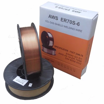 Gb/t8110 Er50-6,Aws A5.18 Er70s-6,En Iso 14341-a G42 2 C G3si1,Din 8559 Sg2,Jis Z3312 Ygw12 ...