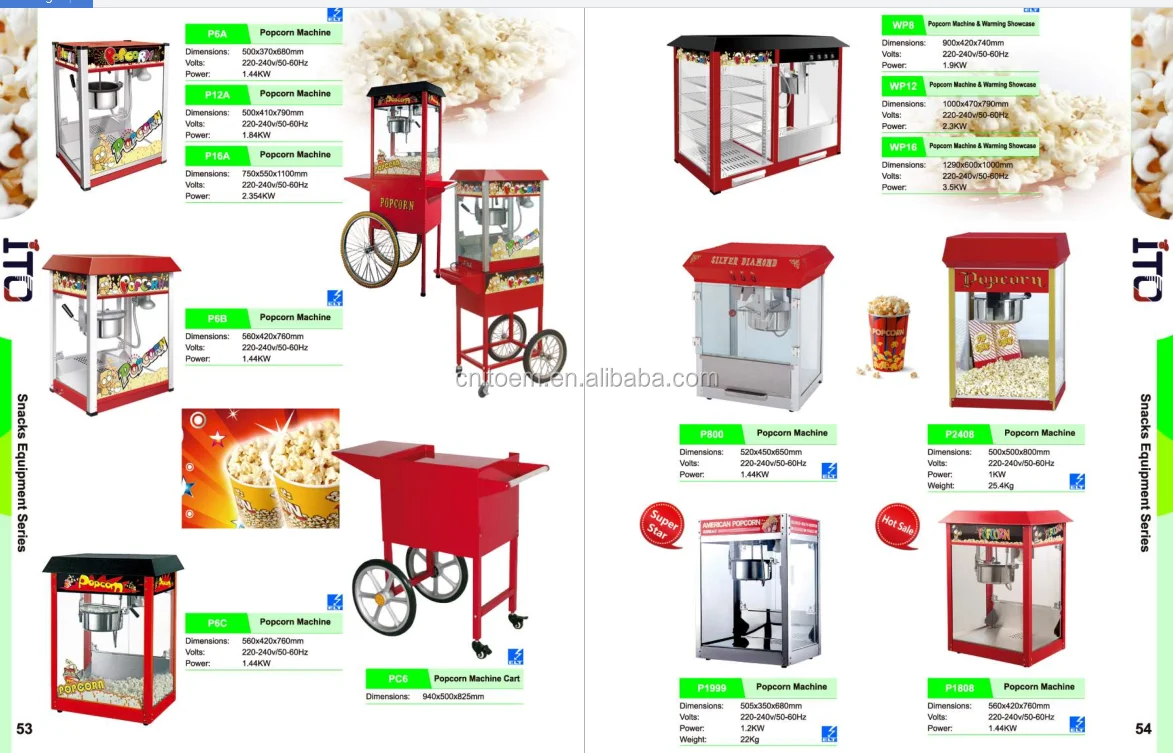 China Automatic Commercial Industrial Popcorn Making Machine Popcorn ...